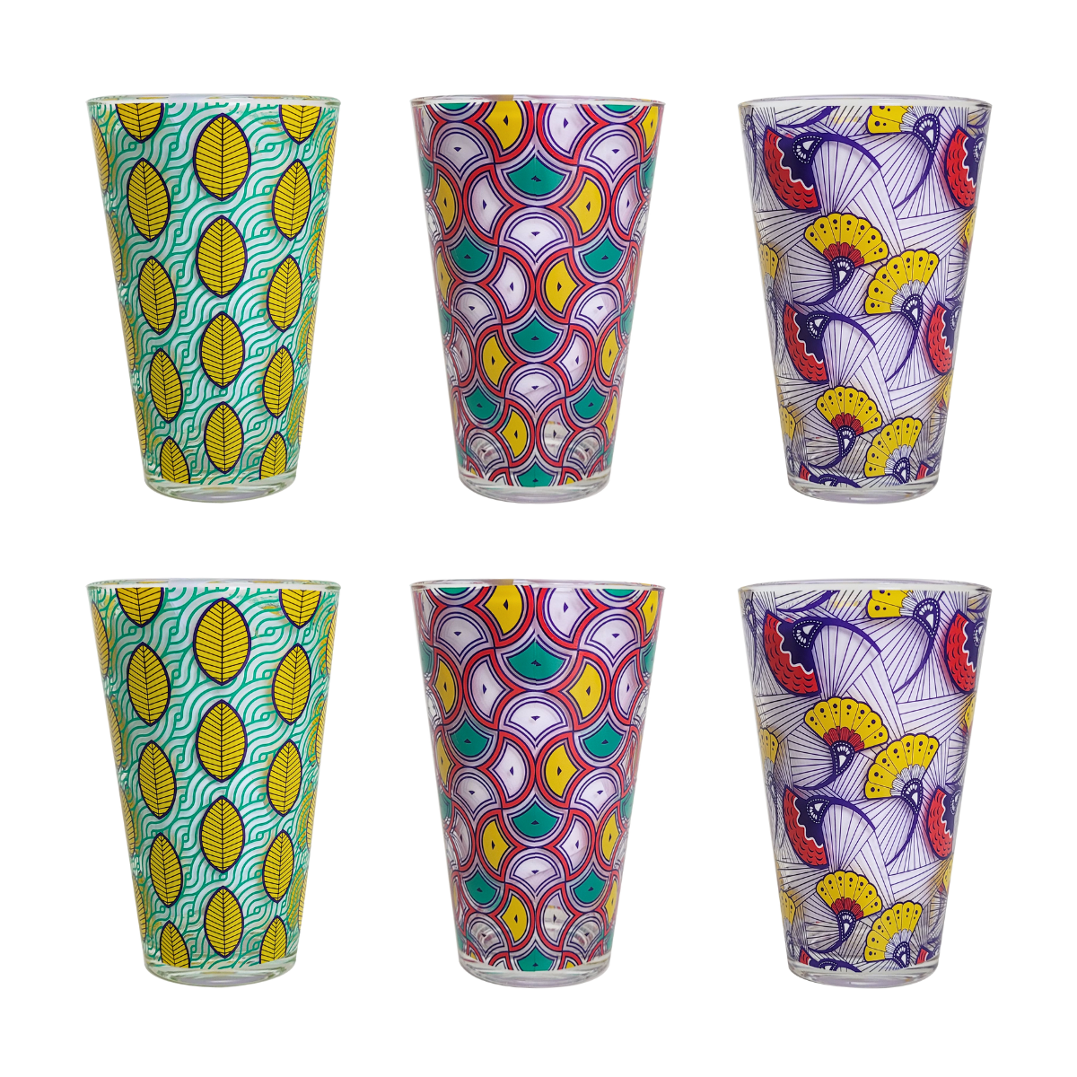 Lot de 6 verres, NYANZA | Artime