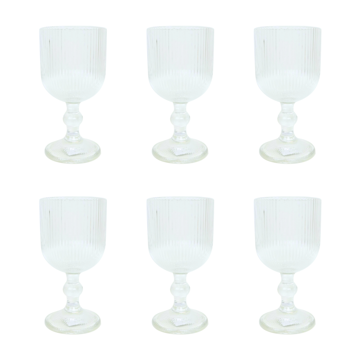 Lot de 6 verres à pied, Azuli | Artime