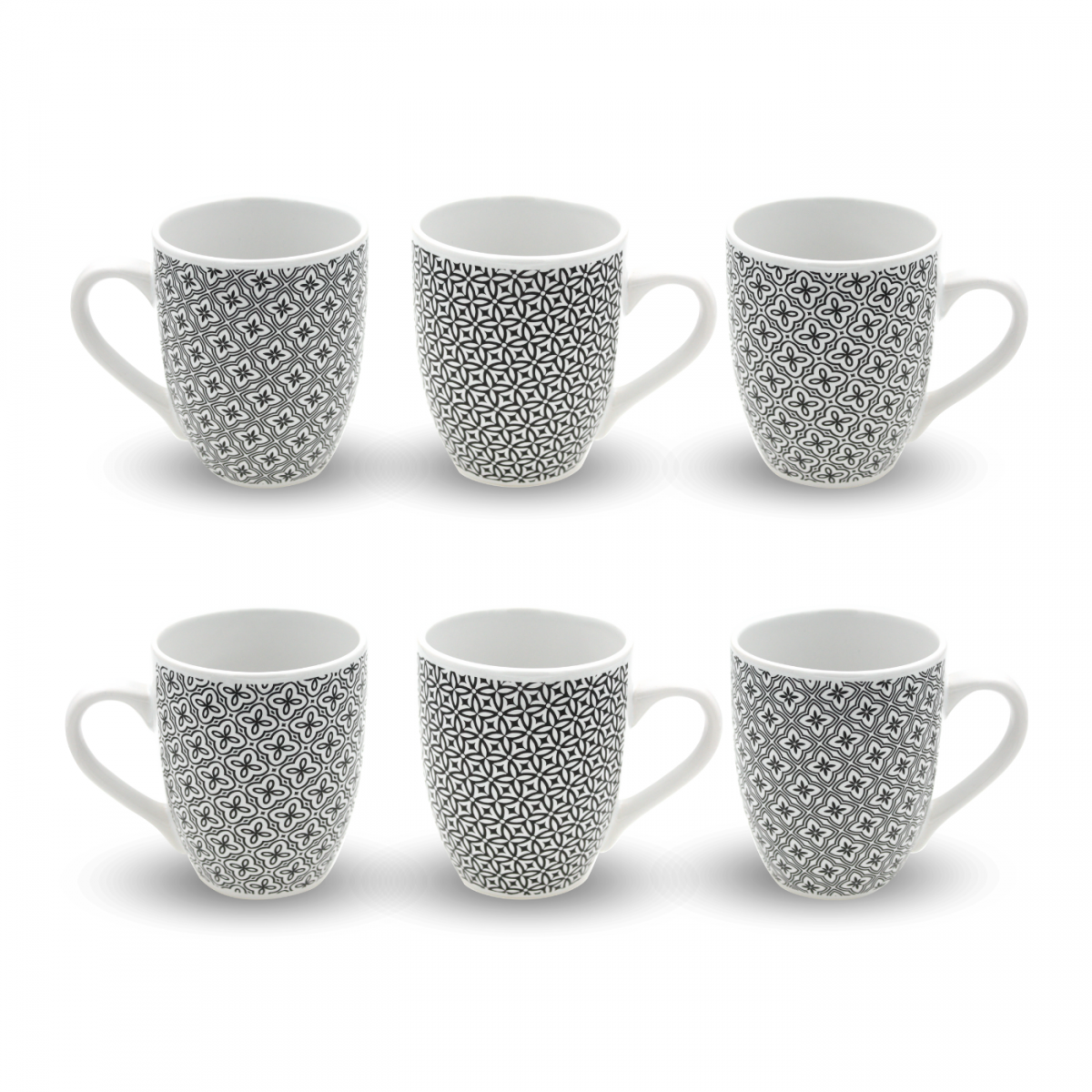 Lot de 6 mugs, Villa Les Pins | Artime